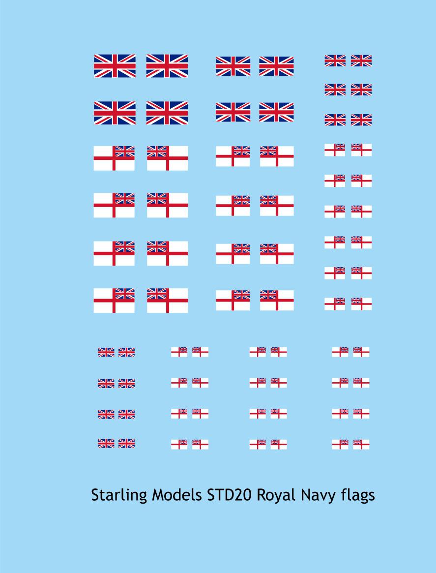 Royal navy flags and ensigns | Starling Models Royal navy flags and ensigns | Starling Models